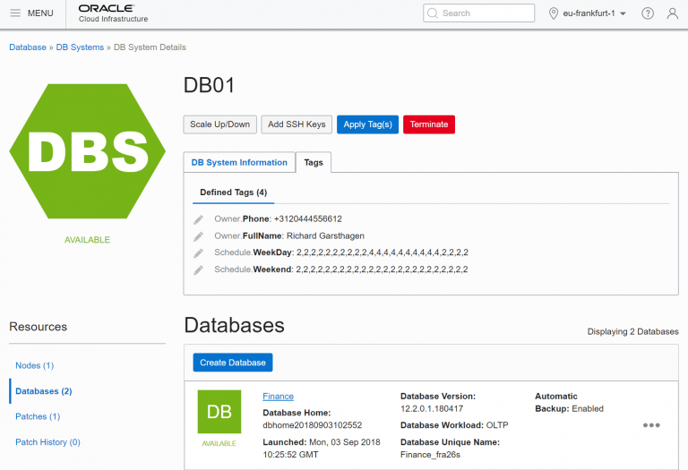 Automatic Scheduled Scaling Of Your Oracle Database On Oci Oracle Cloud Blog